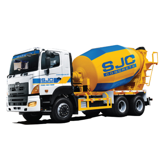 คอนกรีตผสมเสร็จ ชลบุรี ระยอง SJC รับเหมาเทพื้นปูน